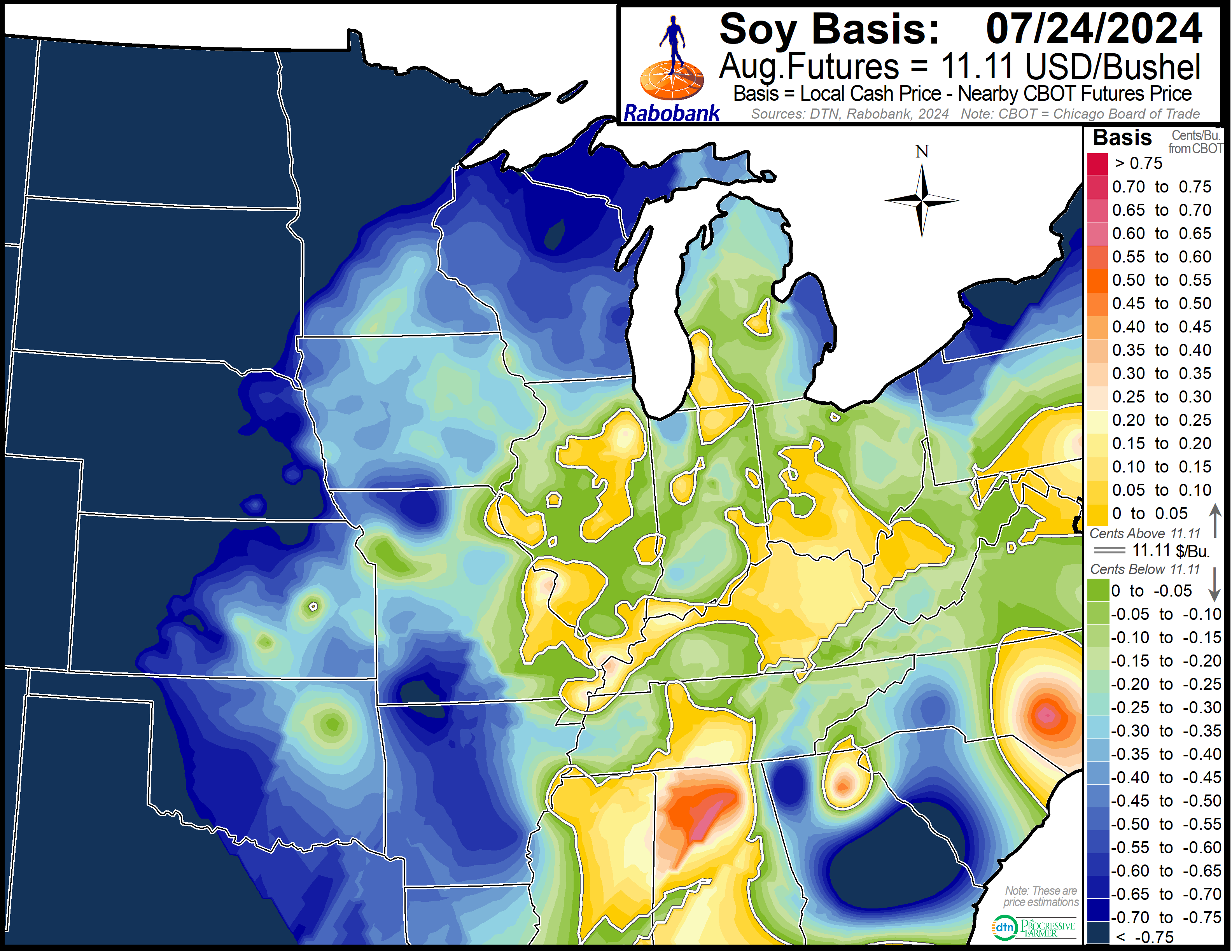 Corn & Soybean Basis Maps | Rabo AgriFinance