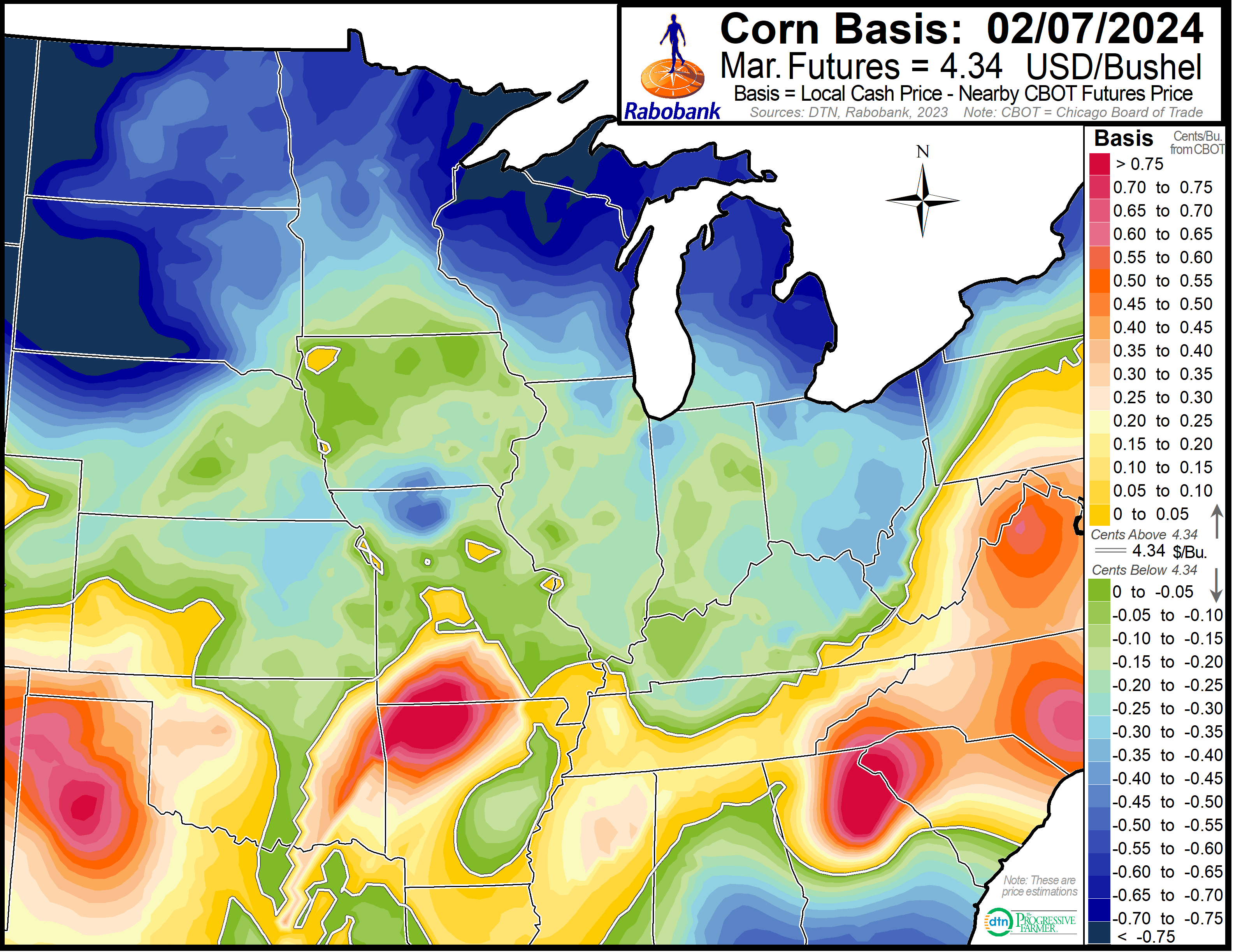 Corn & Soybean Basis Maps | Rabo AgriFinance