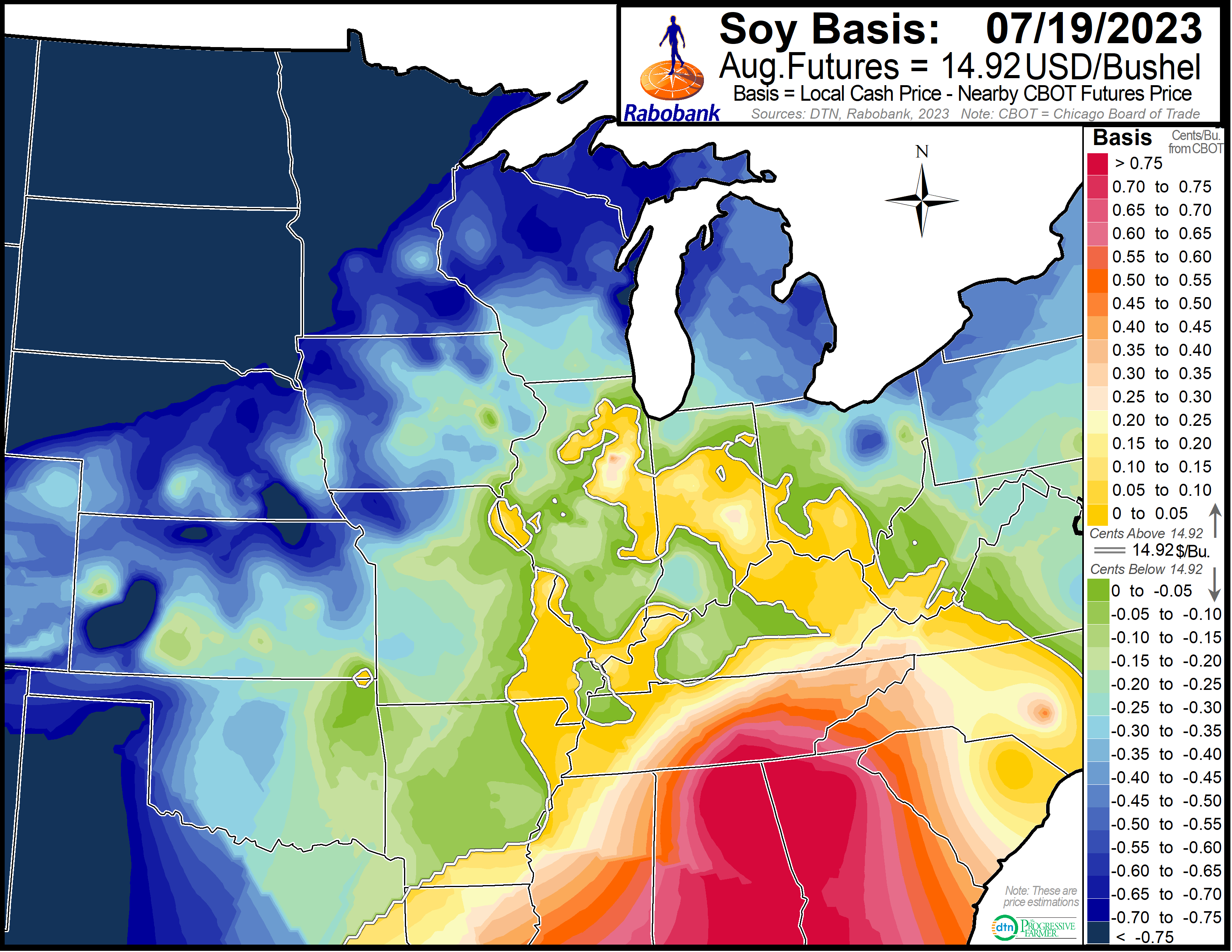 Corn & Soybean Basis Maps | Rabo AgriFinance