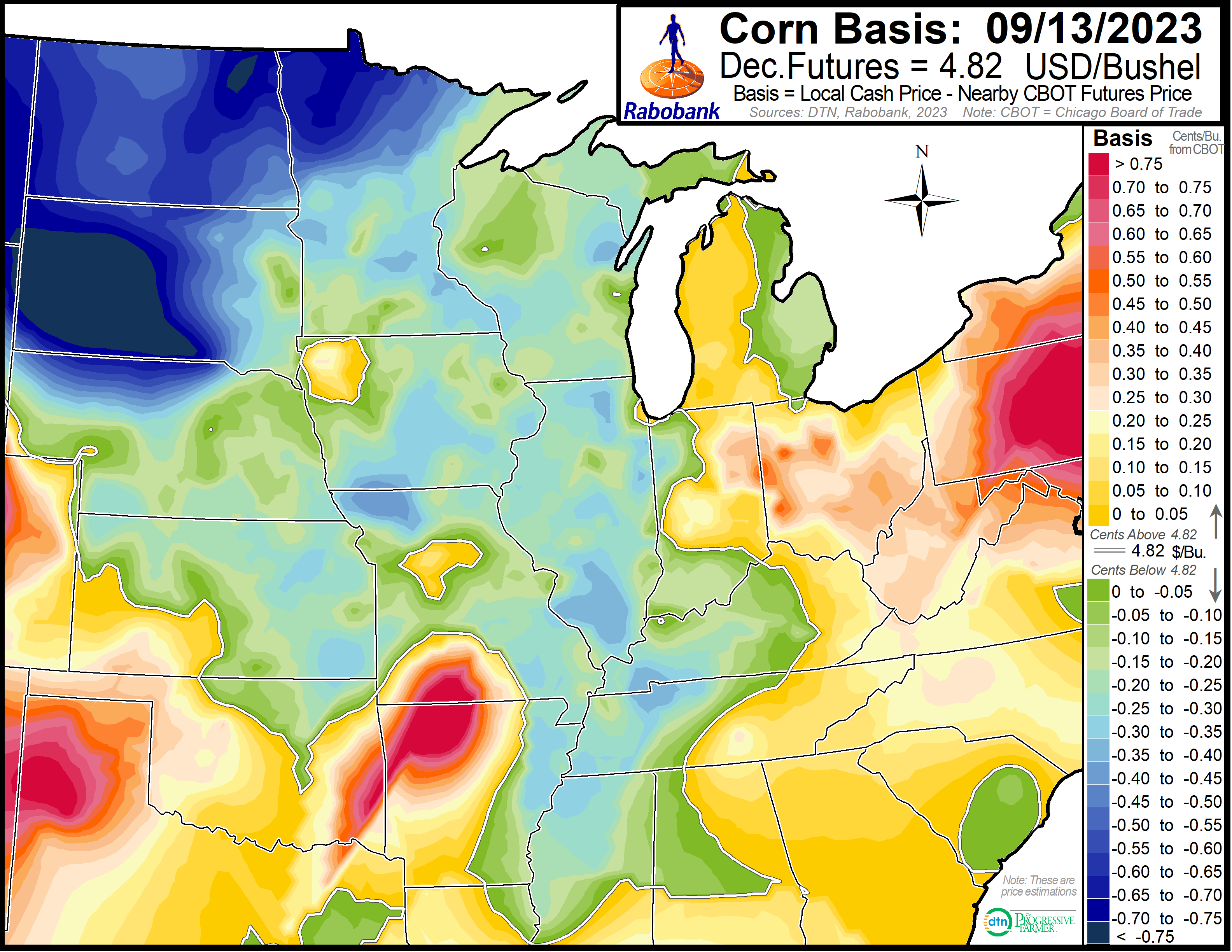 Corn & Soybean Basis Maps | Rabo AgriFinance