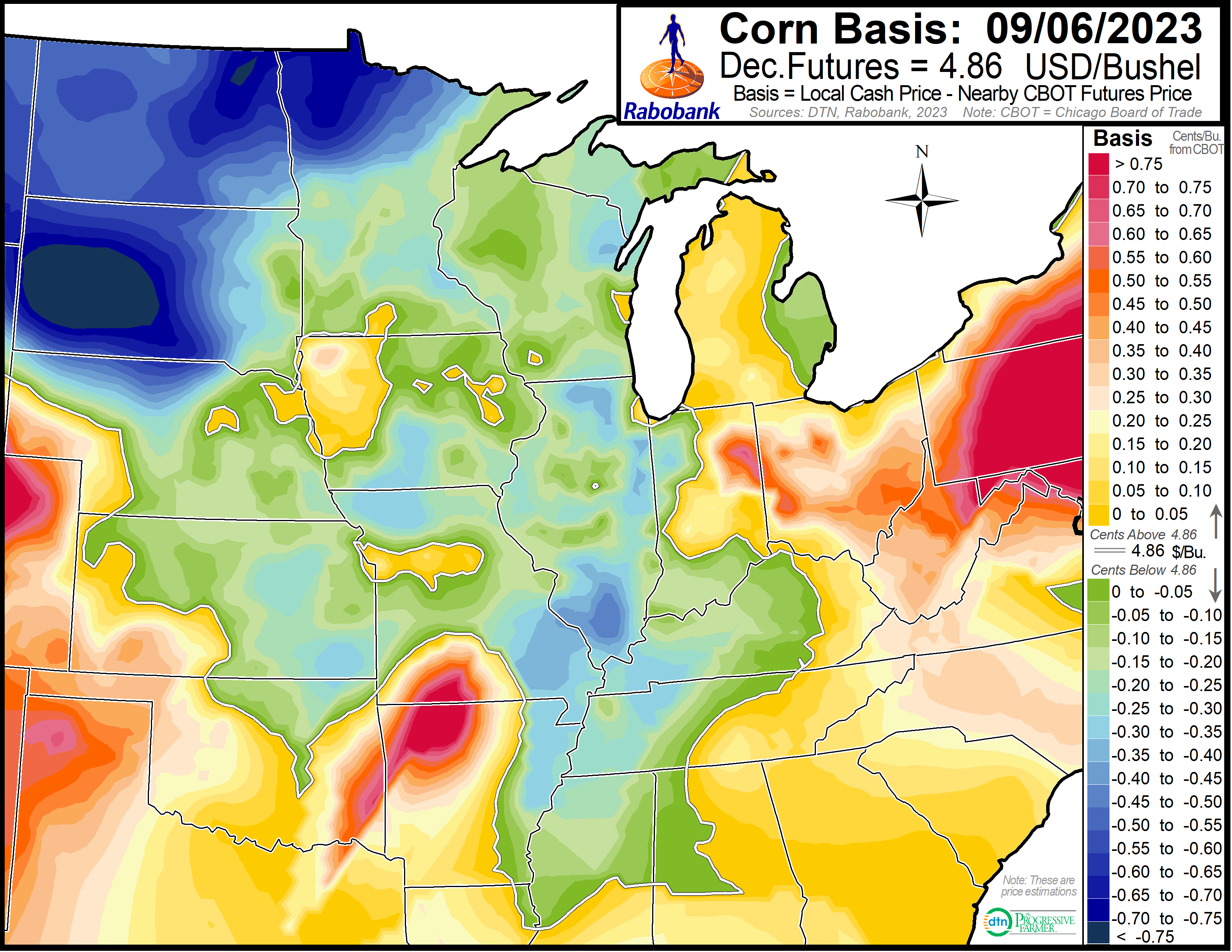 Corn & Soybean Basis Maps | Rabo AgriFinance